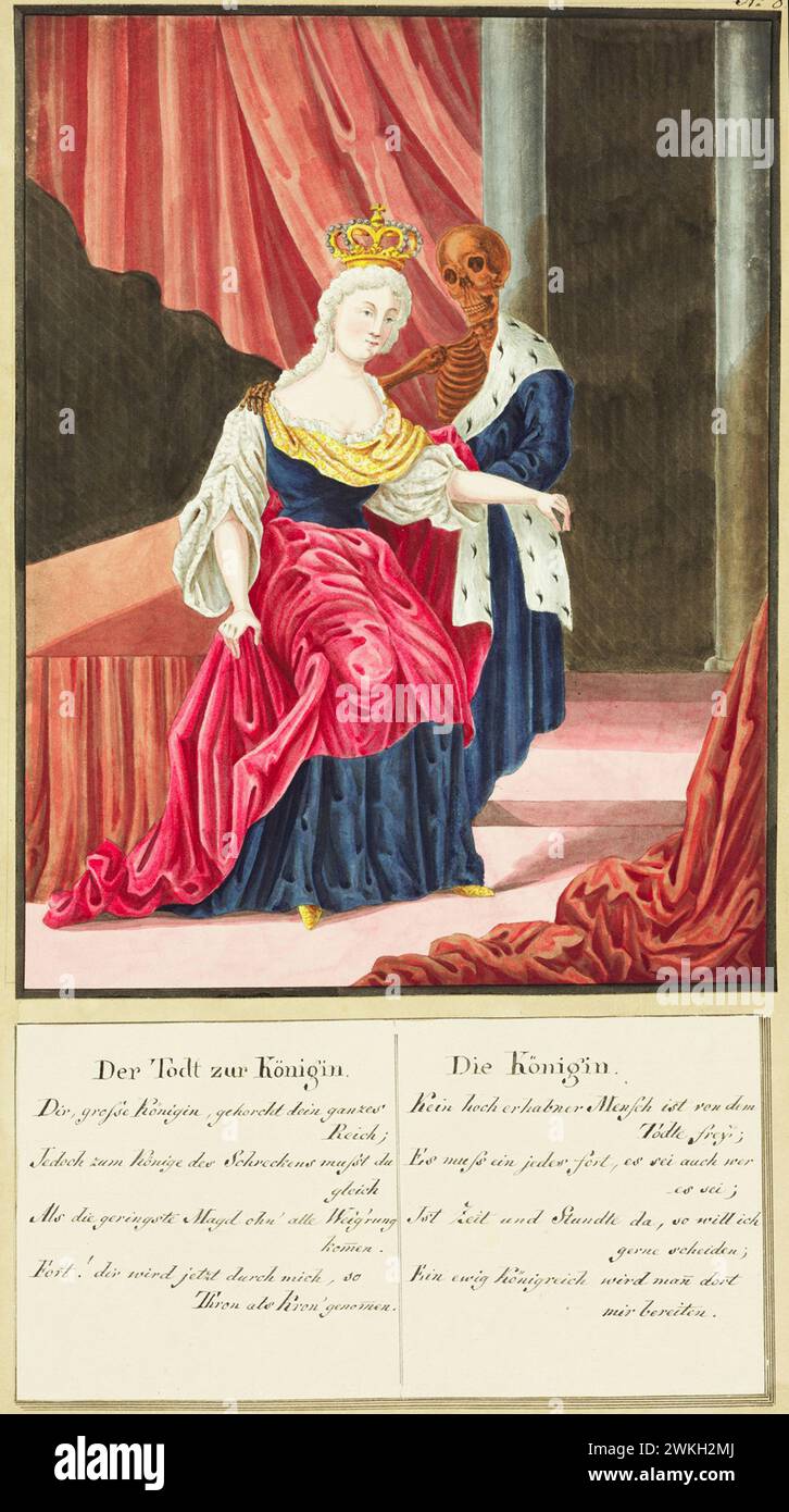 The Dance of Death, allegorical illustration Stock Photo - Alamy