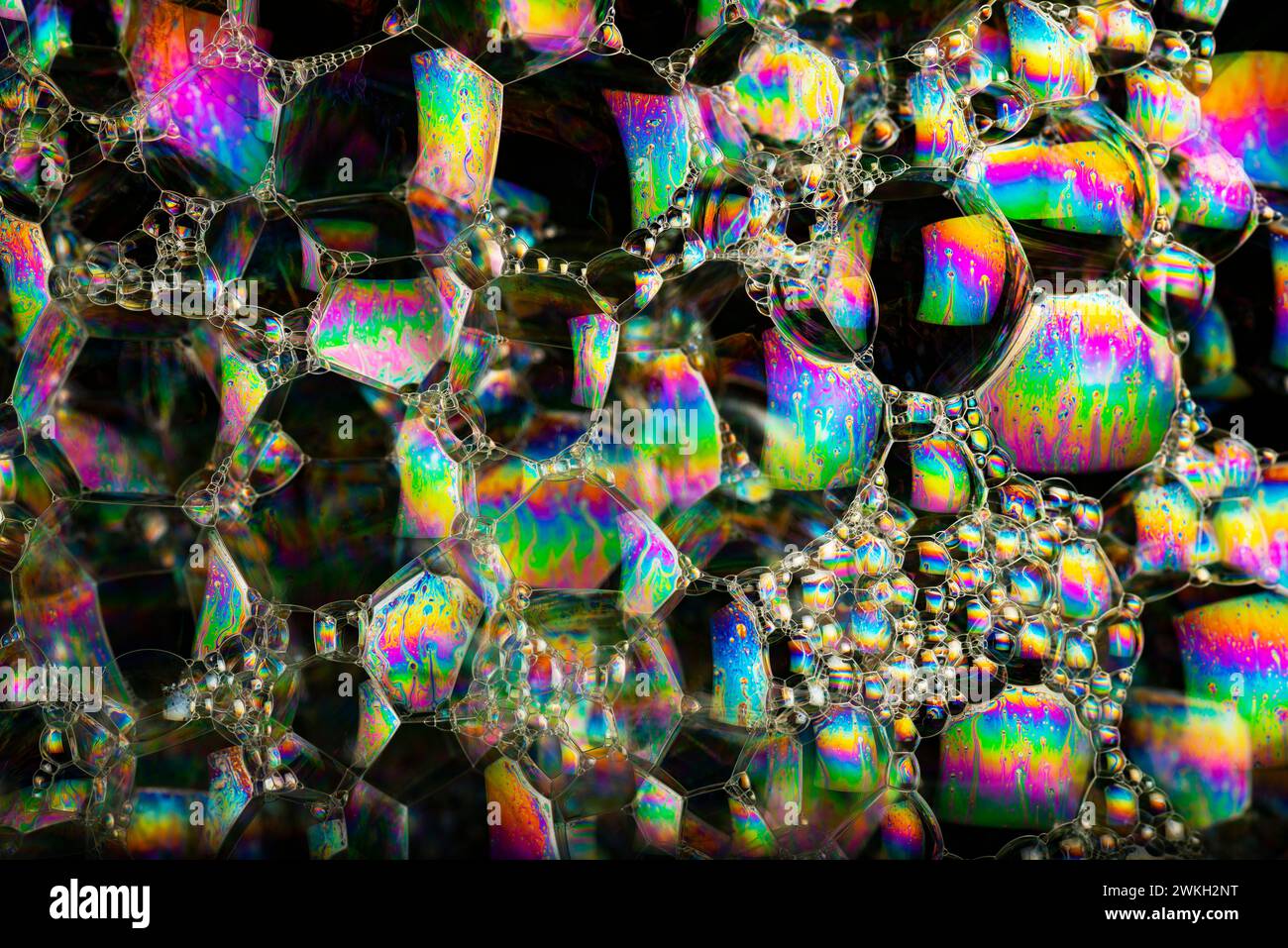 Soap bubble iridescence Stock Photo - Alamy