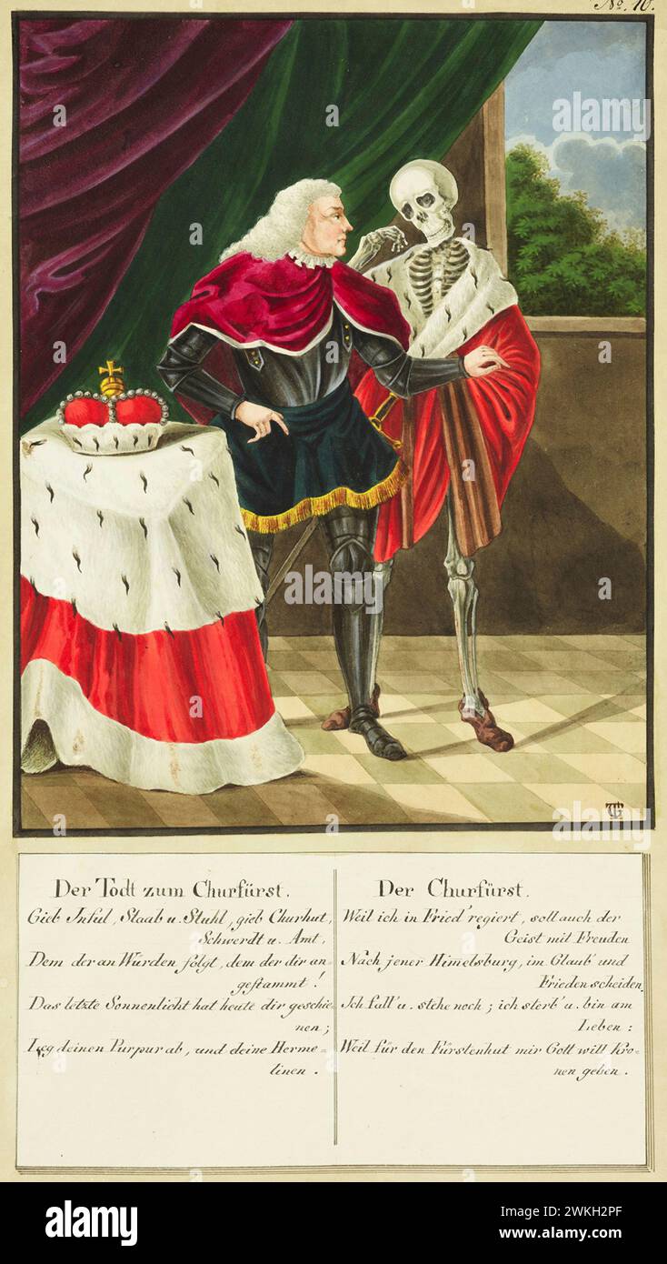 The Dance of Death, allegorical illustration Stock Photo - Alamy