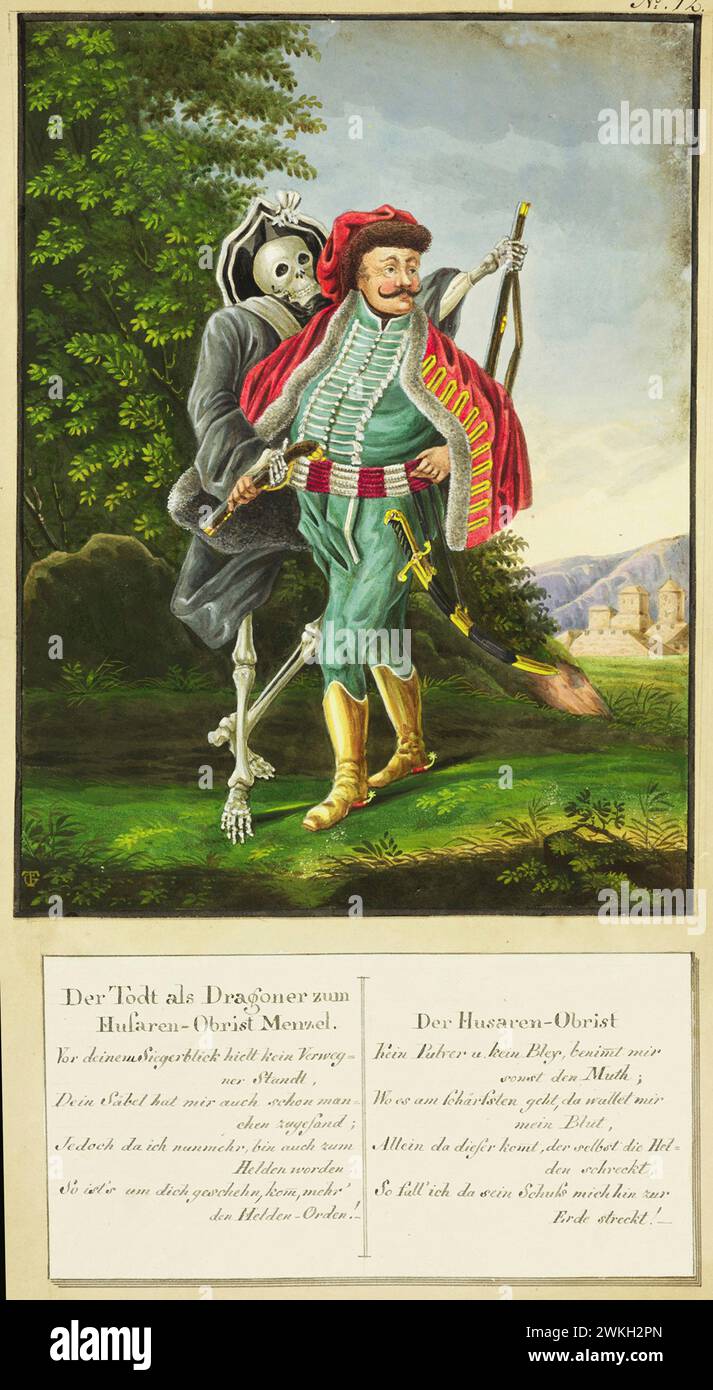 The Dance of Death, allegorical illustration Stock Photo - Alamy