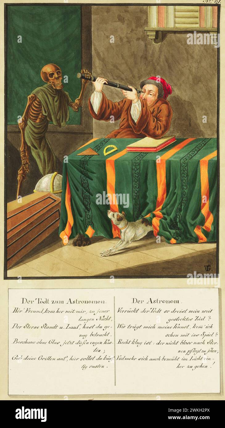 The Dance of Death, allegorical illustration Stock Photo - Alamy