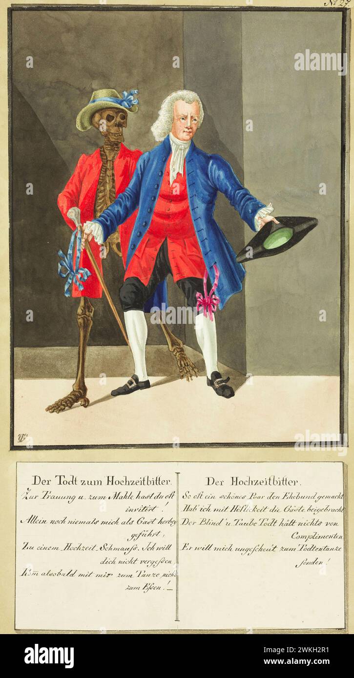 The Dance of Death, allegorical illustration Stock Photo - Alamy