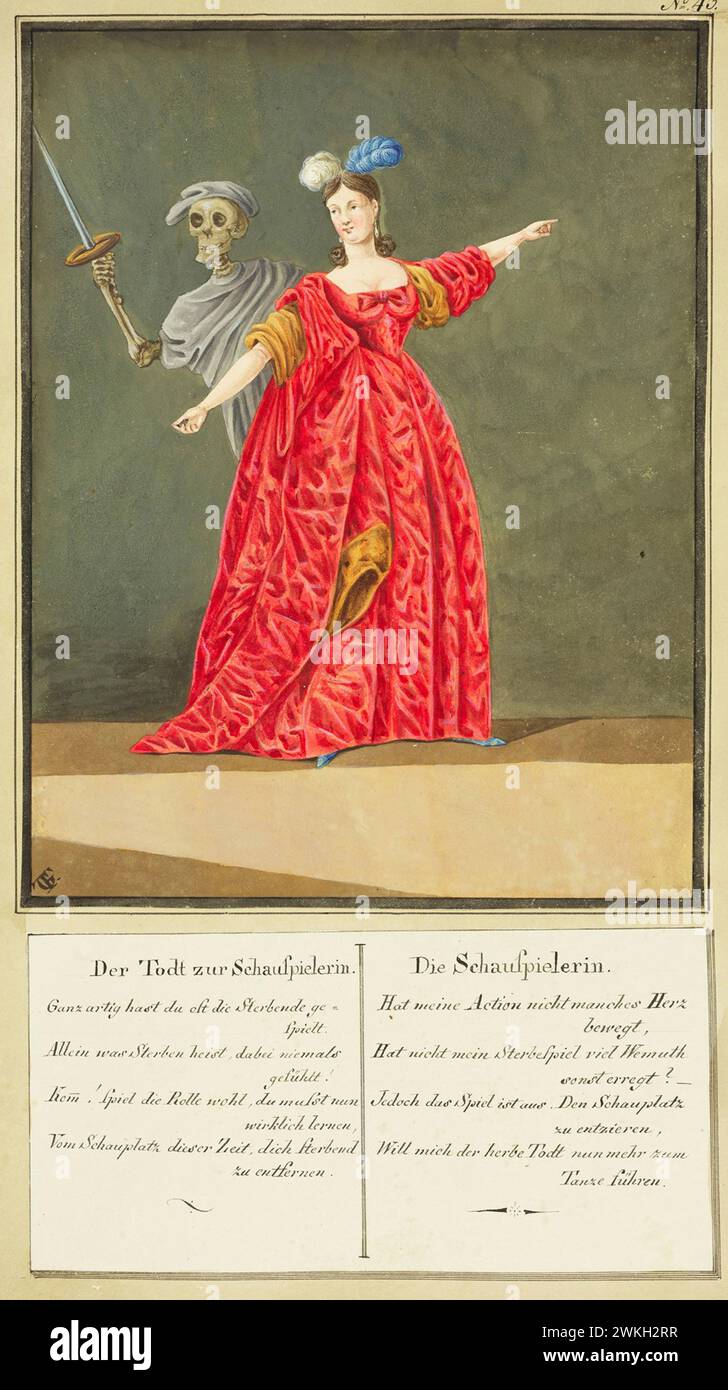 The Dance of Death, allegorical illustration Stock Photo - Alamy