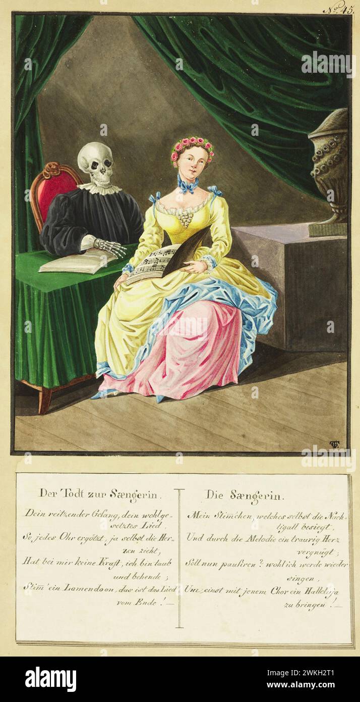 The Dance of Death, allegorical illustration Stock Photo - Alamy