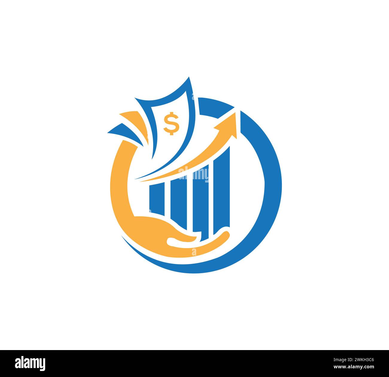 financial logo design vector Stock Vector Image & Art - Alamy