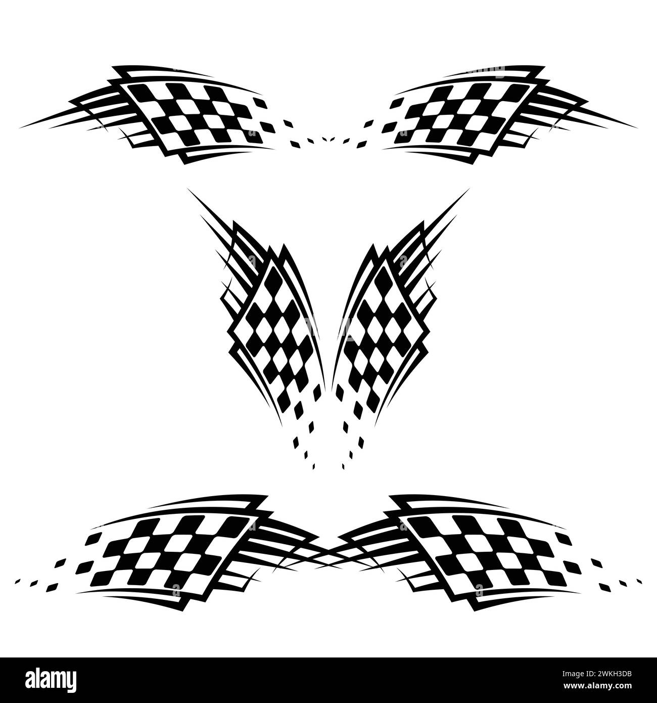 Abstract figures logo Black and White Stock Photos & Images - Alamy