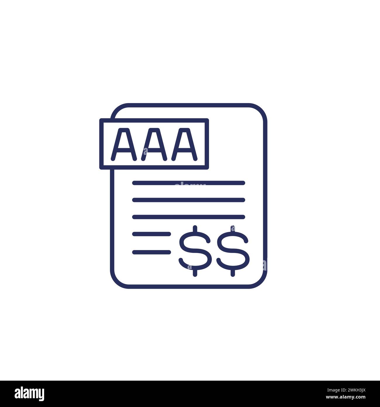 Bond credit rating Stock Vector Images - Alamy