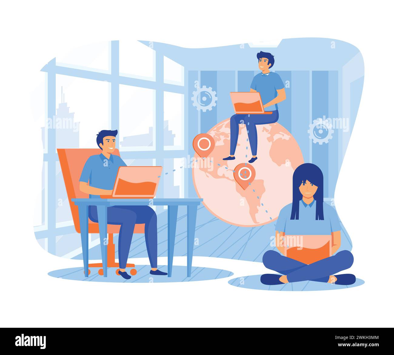 Offshore group Stock Vector Images - Alamy