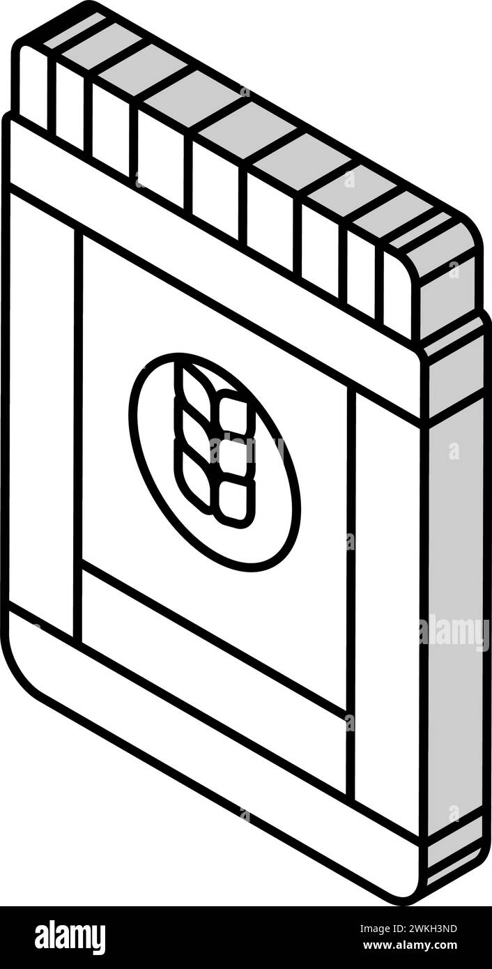 grass juice barley isometric icon vector illustration Stock Vector ...