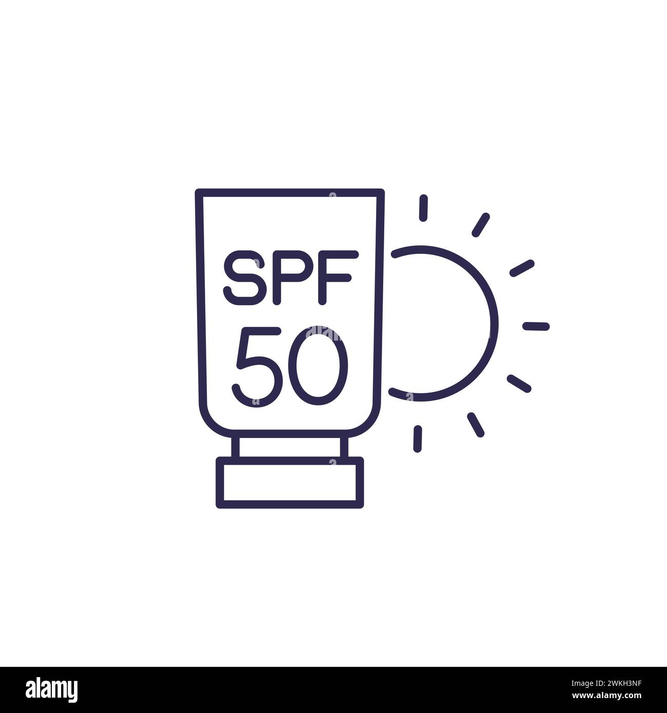 Uv protection icon outline hi-res stock photography and images - Alamy