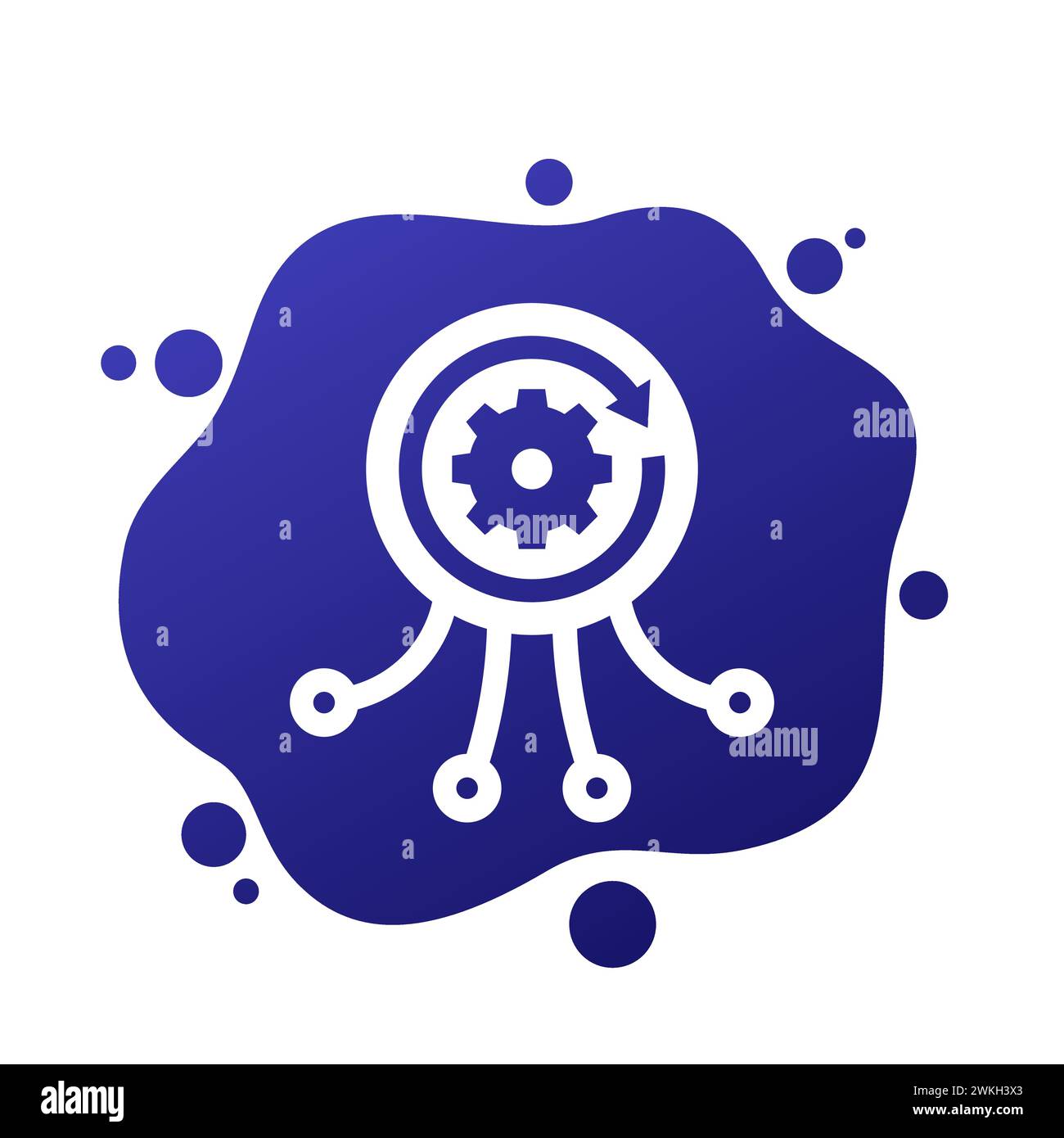 operation, process vector icon for apps and web Stock Vector Image ...