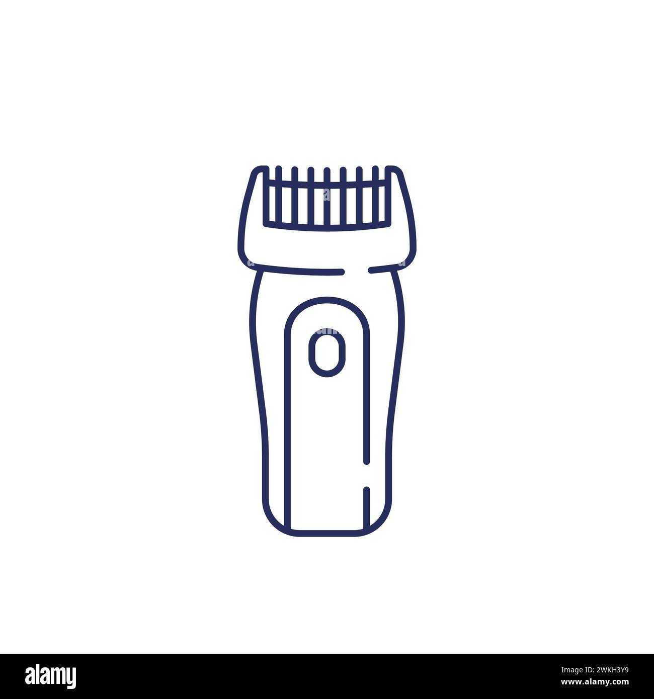 Barber beard haircut trimmer Stock Vector Images - Alamy