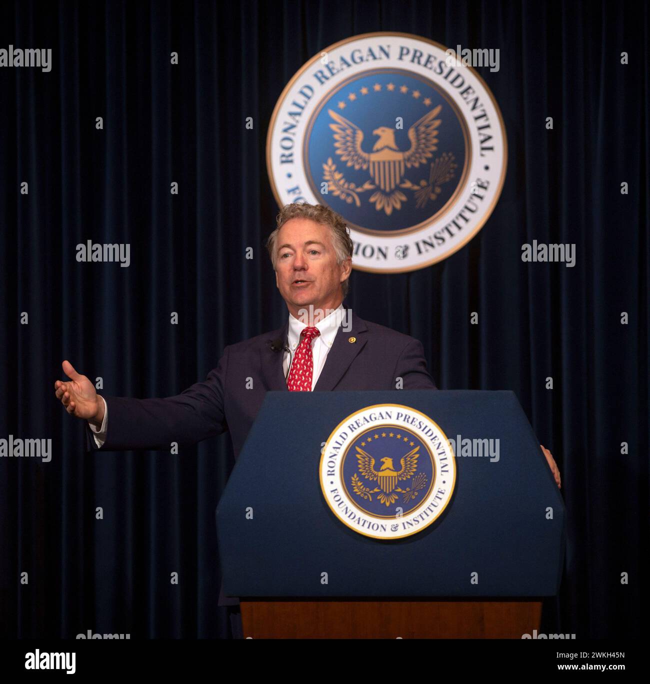 Simi Valley, California, USA. 20th Feb, 2024. U.S. Senator RAND PAUL (R ...