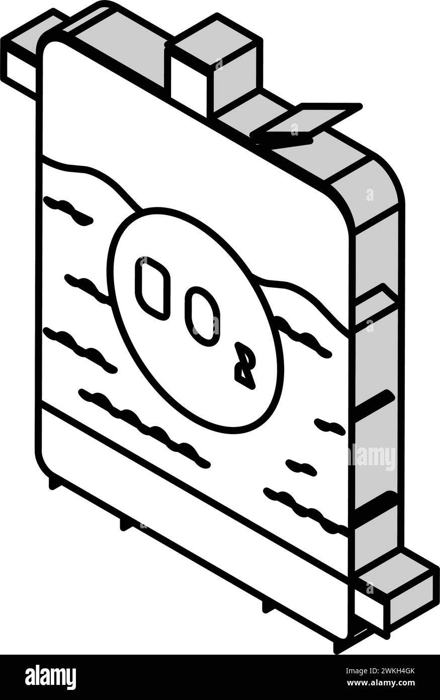 carbonation beer production isometric icon vector illustration Stock ...