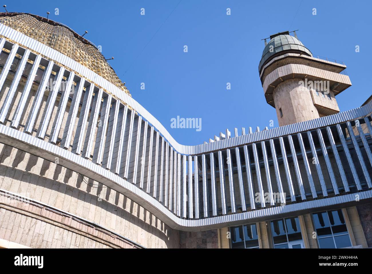 Exterior view of the Children's Republican Palace, a Russian, Soviet ...