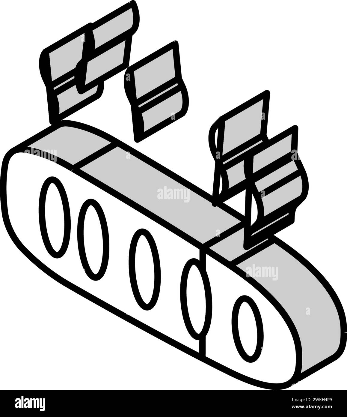 roasted corn isometric icon vector illustration Stock Vector Image ...