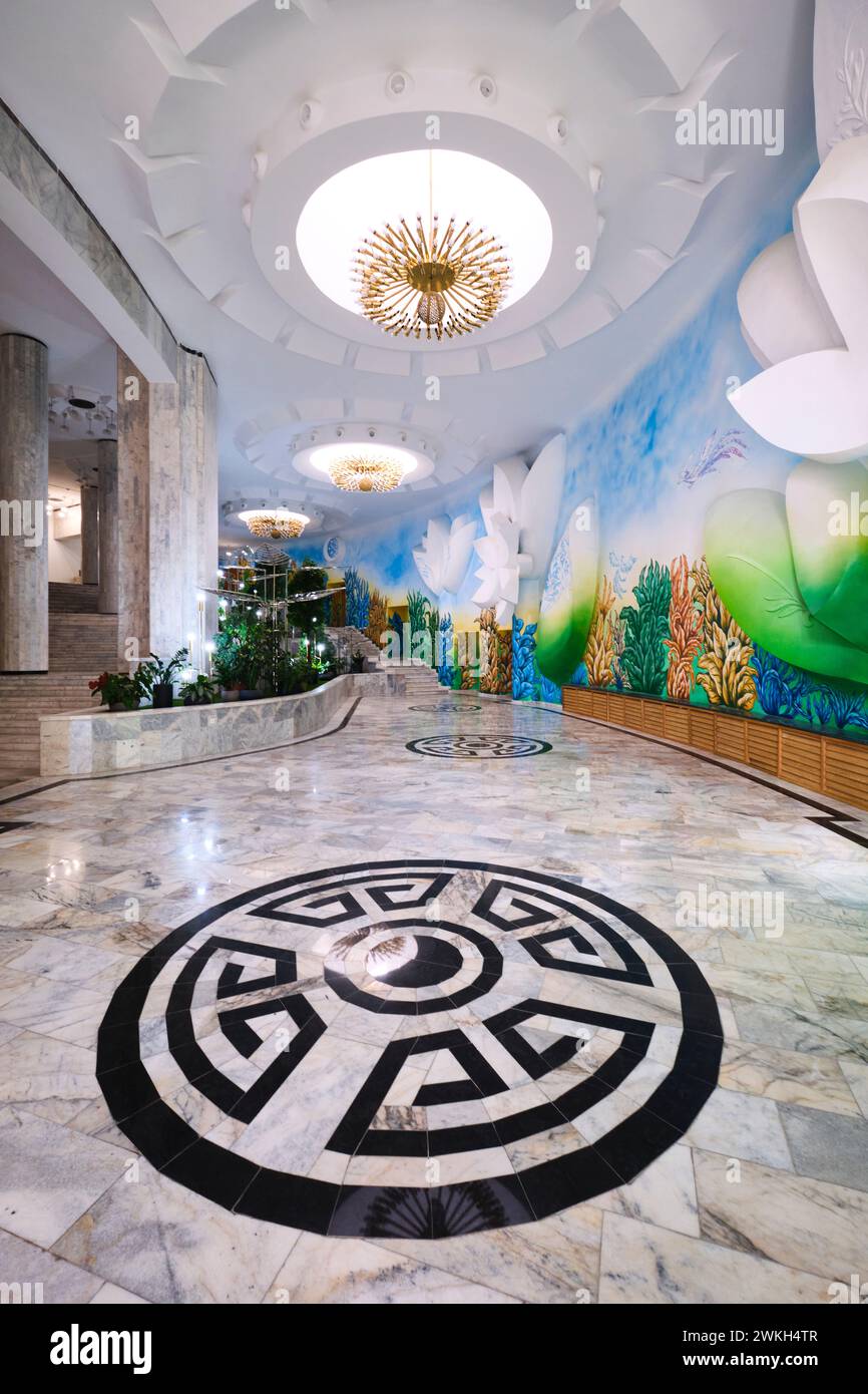 Interior view of the Children's Republican Palace, a Russian, Soviet ...