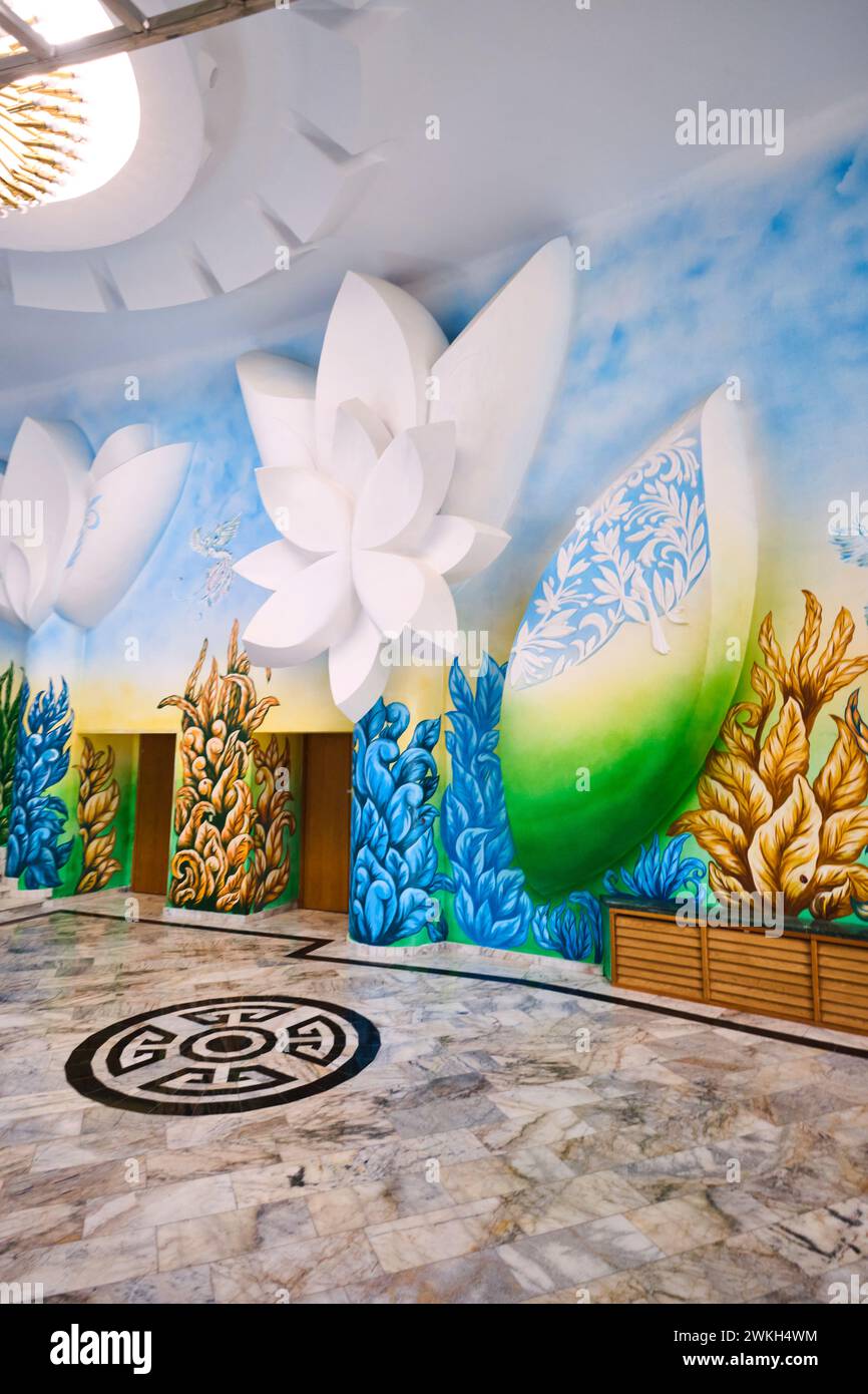 Interior view of the Children's Republican Palace, a Russian, Soviet ...