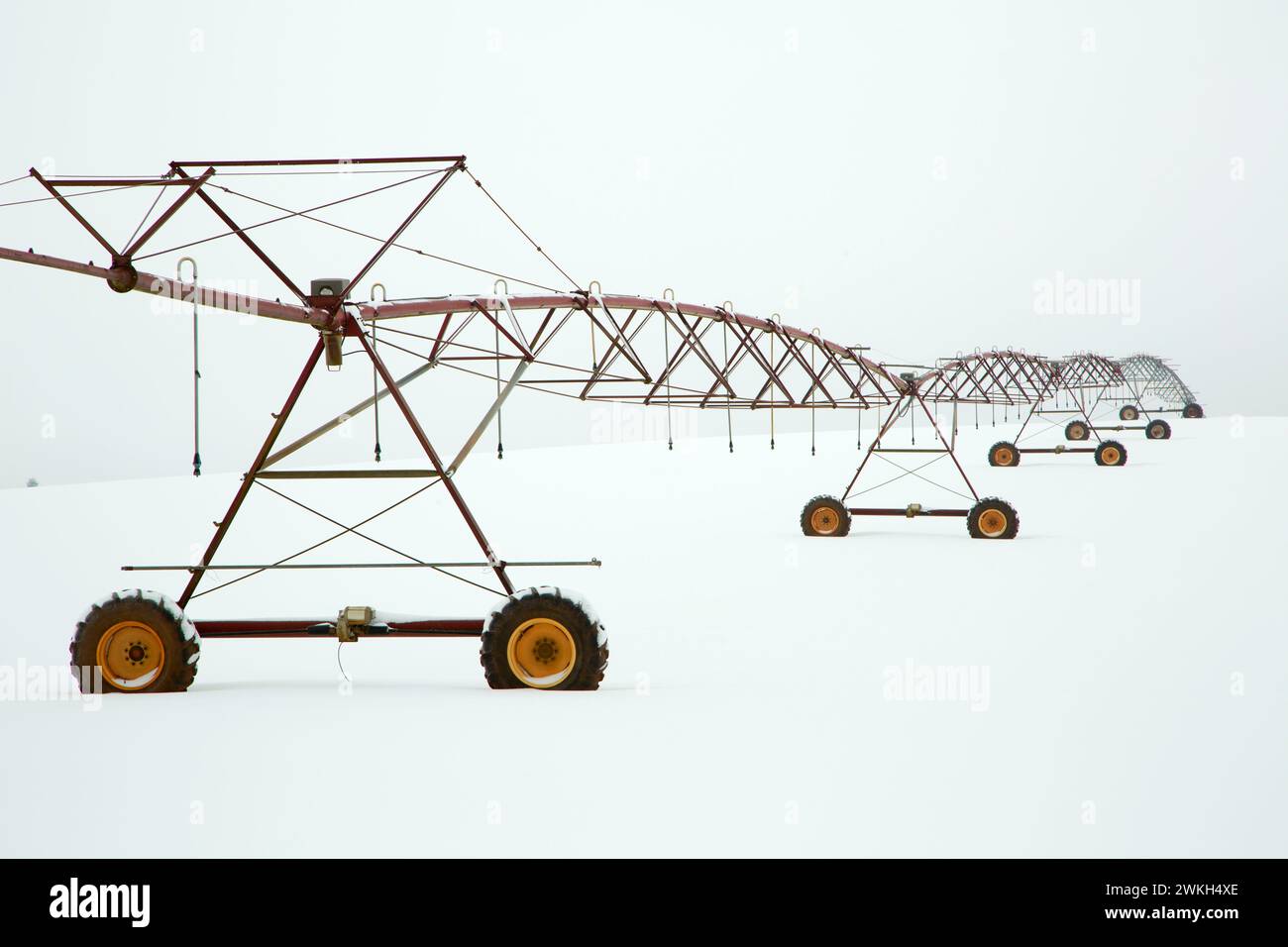 Irrigation pipe on snow hi-res stock photography and images - Alamy