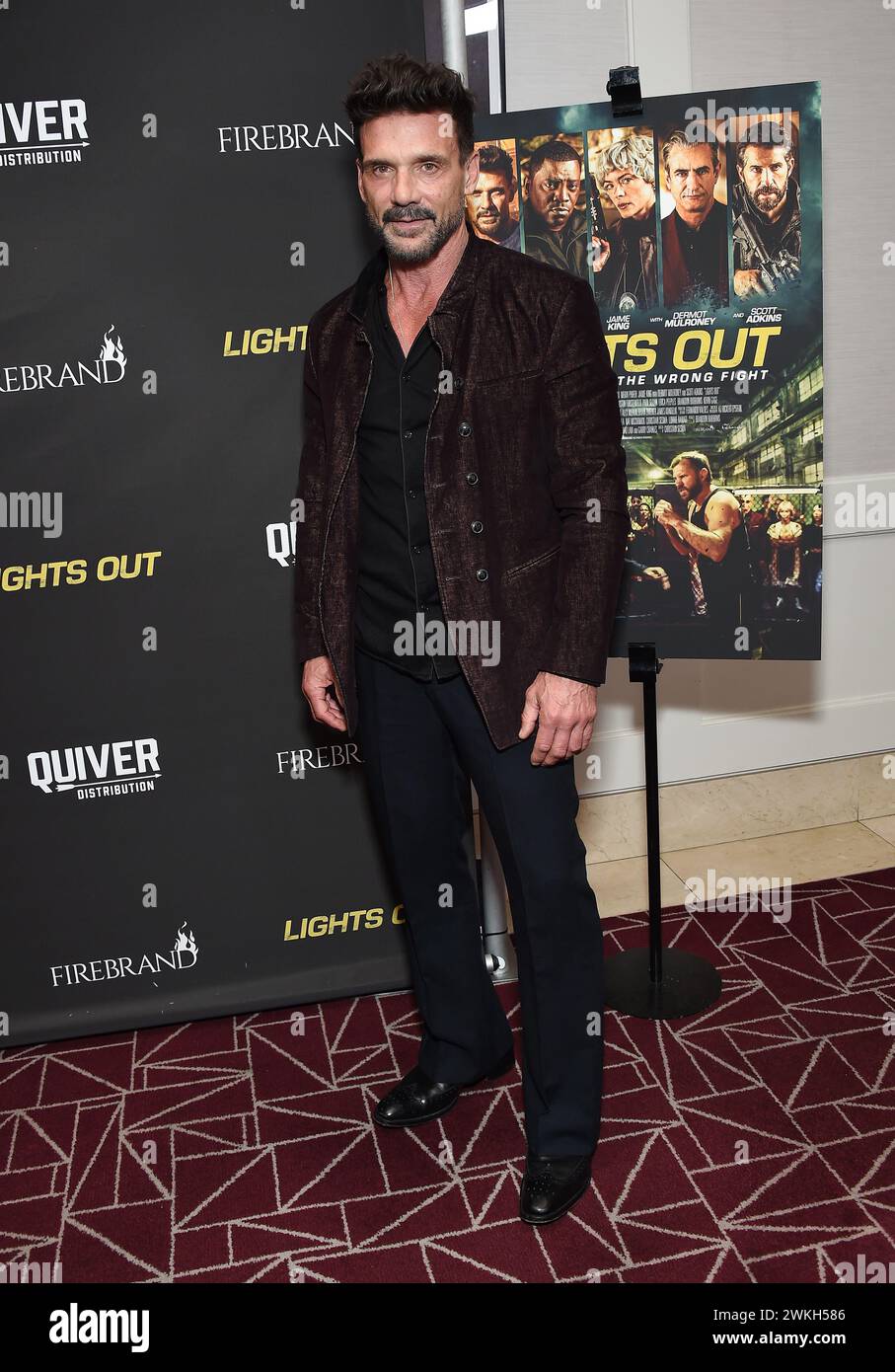 Hollywood, USA. 20th Feb, 2024. Frank Grillo arriving to ‘Lights Out ...