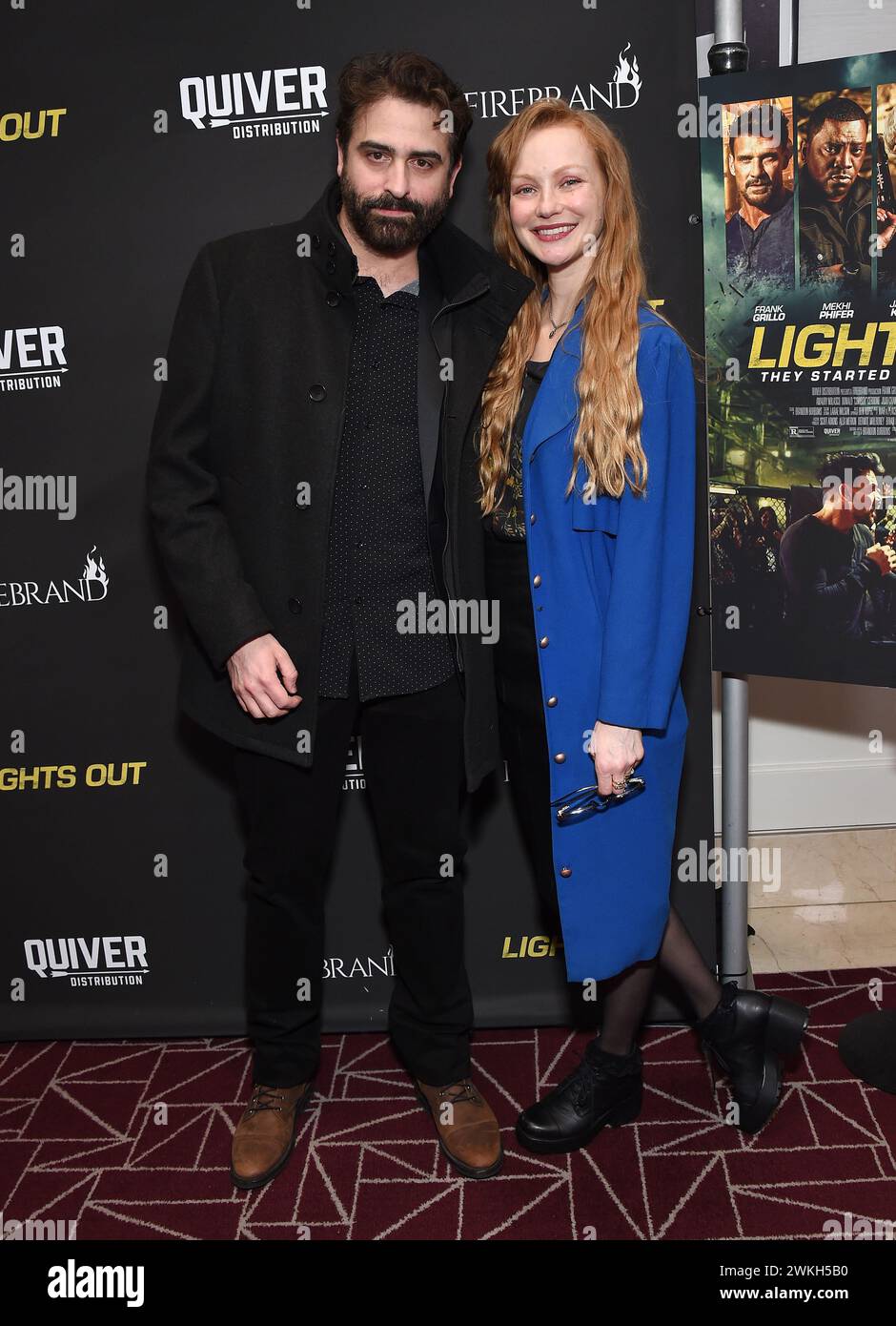 Hollywood, USA. 20th Feb, 2024. Alex Merkin and Vanessa Merkin arriving ...