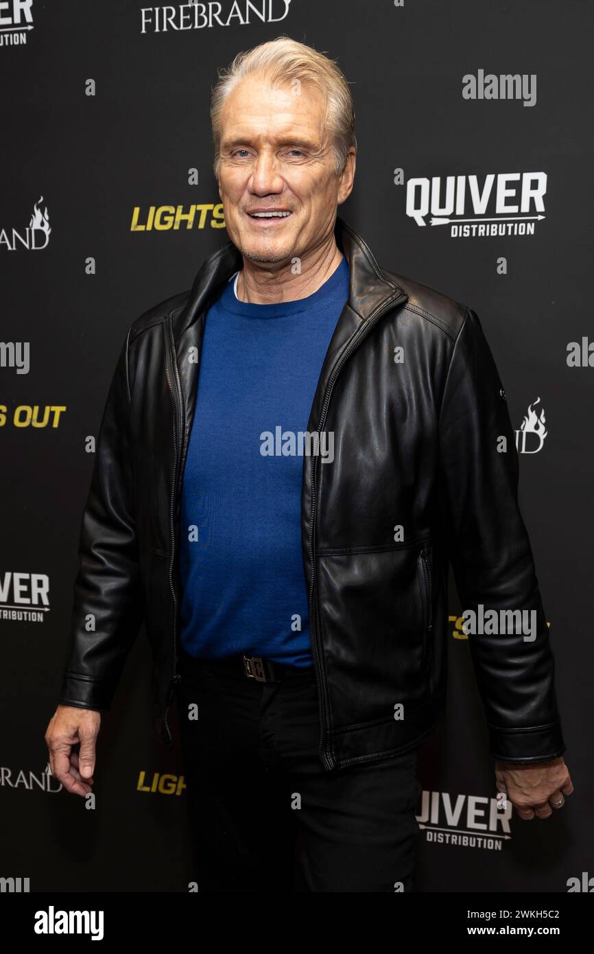 West Hollywood, USA. 20th Feb, 2024. Dolph Lundgren attends the ...