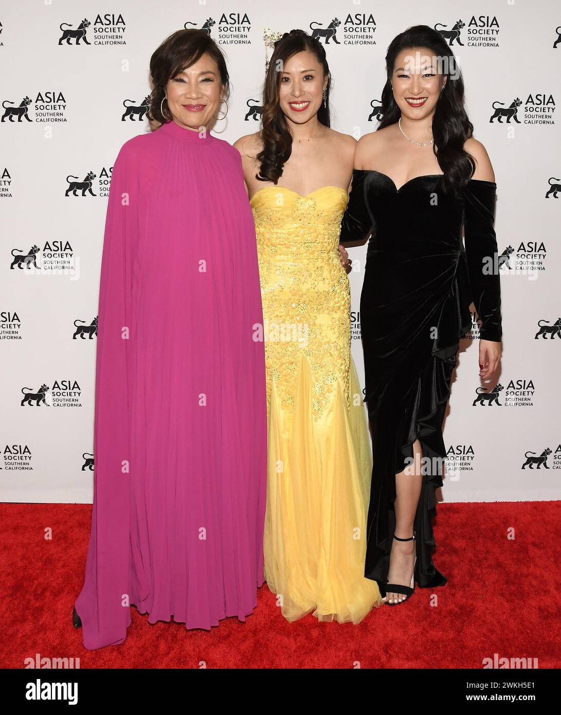 Los Angeles, USA. 20th Feb, 2024. (L-R) Janet Yang, Katie Soo and Kara Wang at the 14th Annual U ...