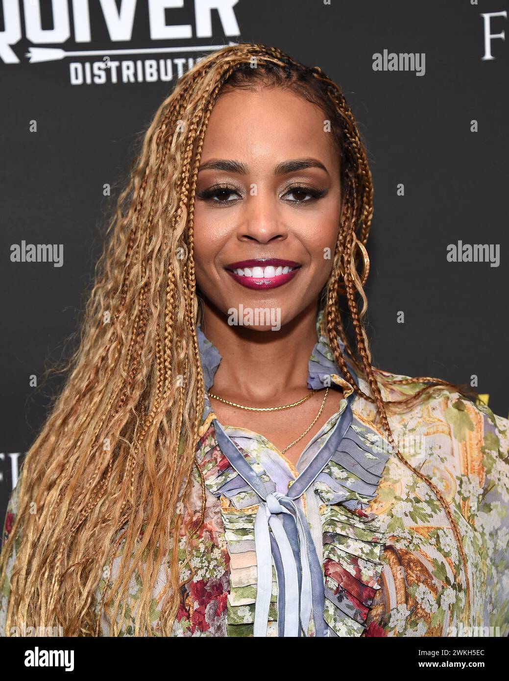 Hollywood, USA. 20th Feb, 2024. Erica Peeples arriving to ‘Lights Out ...