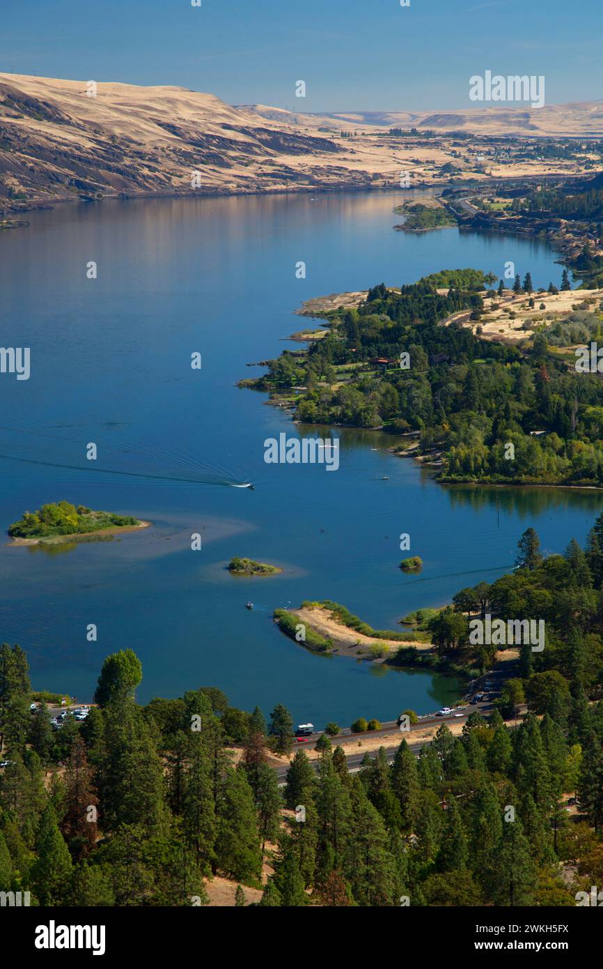 Rowena Crest view, Mayer State Park, Columbia River Gorge National ...