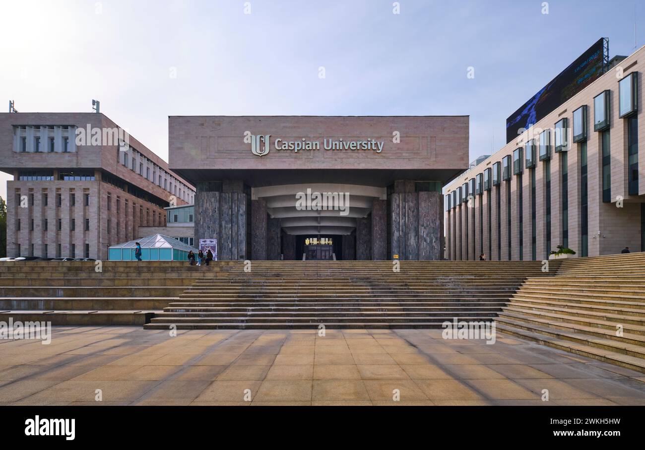 Socialist, Modernist architecture of Caspian University, formally the ...