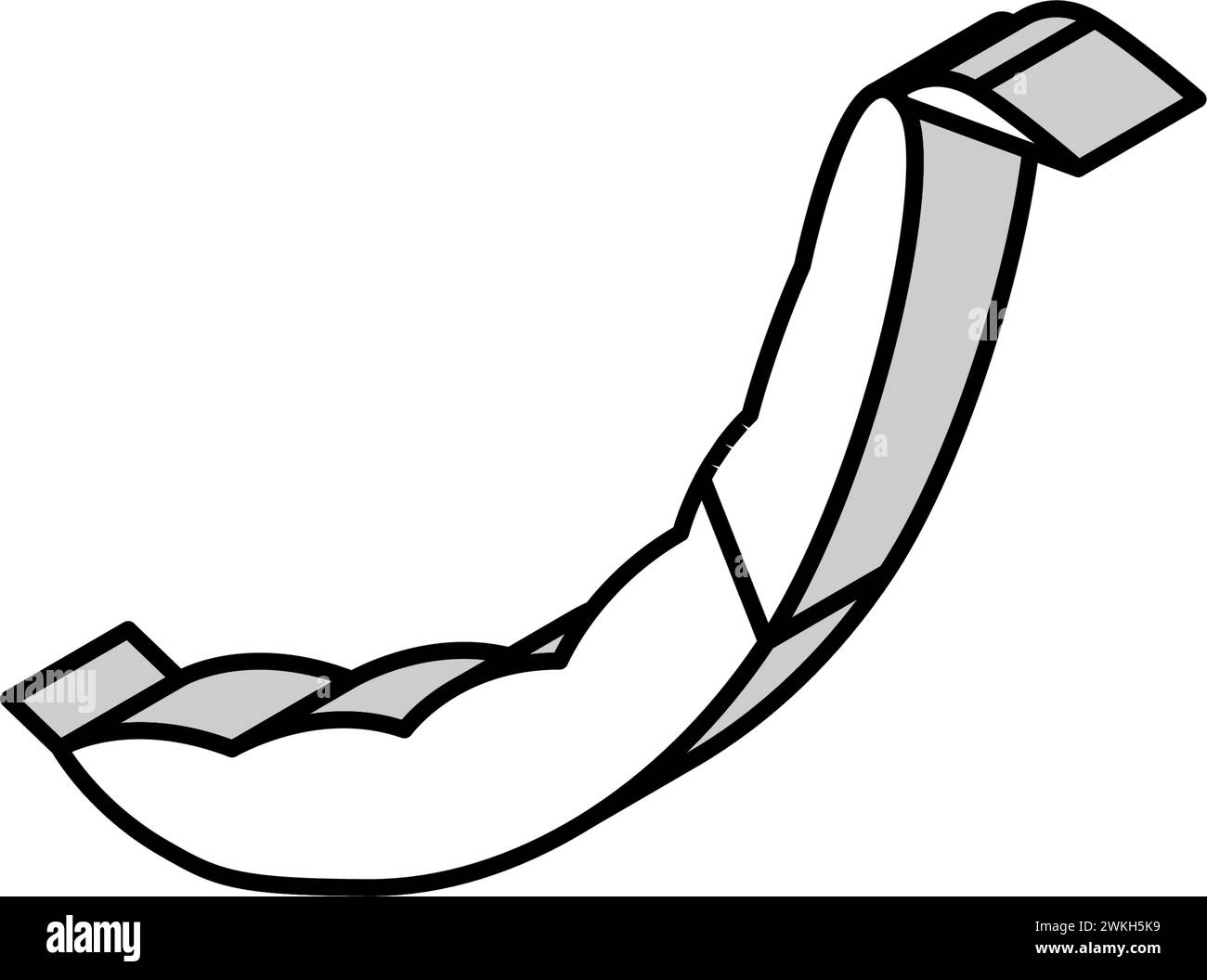 green bean pod isometric icon vector illustration Stock Vector Image ...