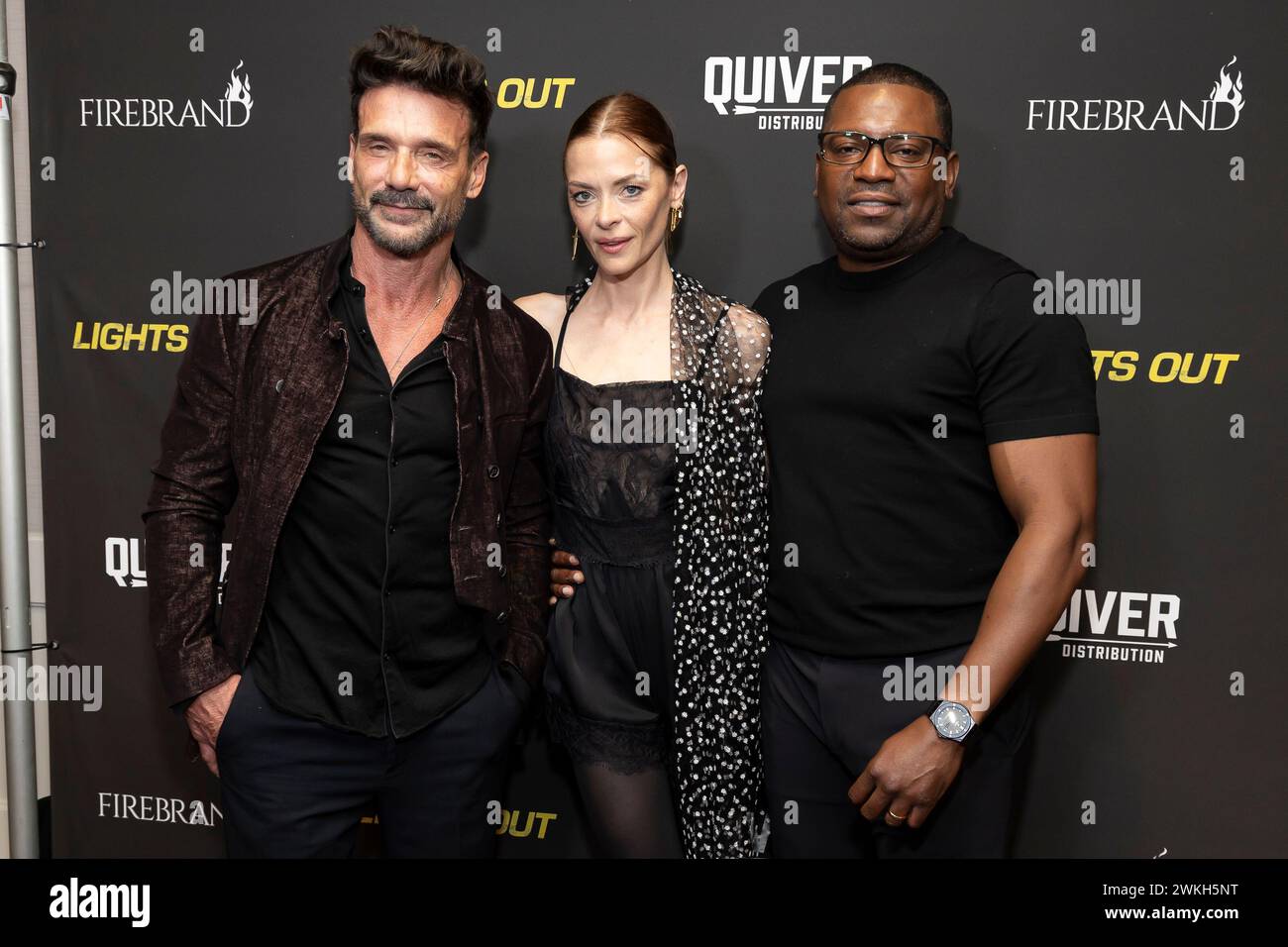 West Hollywood, USA. 20th Feb, 2024. Frank Grillo, Jaime King and Mekhi ...