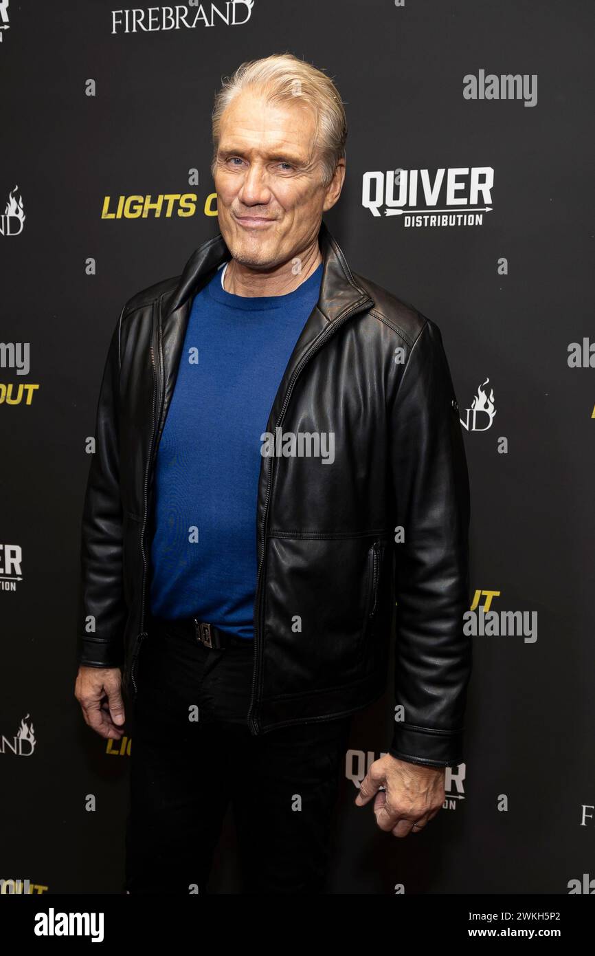West Hollywood, USA. 20th Feb, 2024. Dolph Lundgren attends the ...