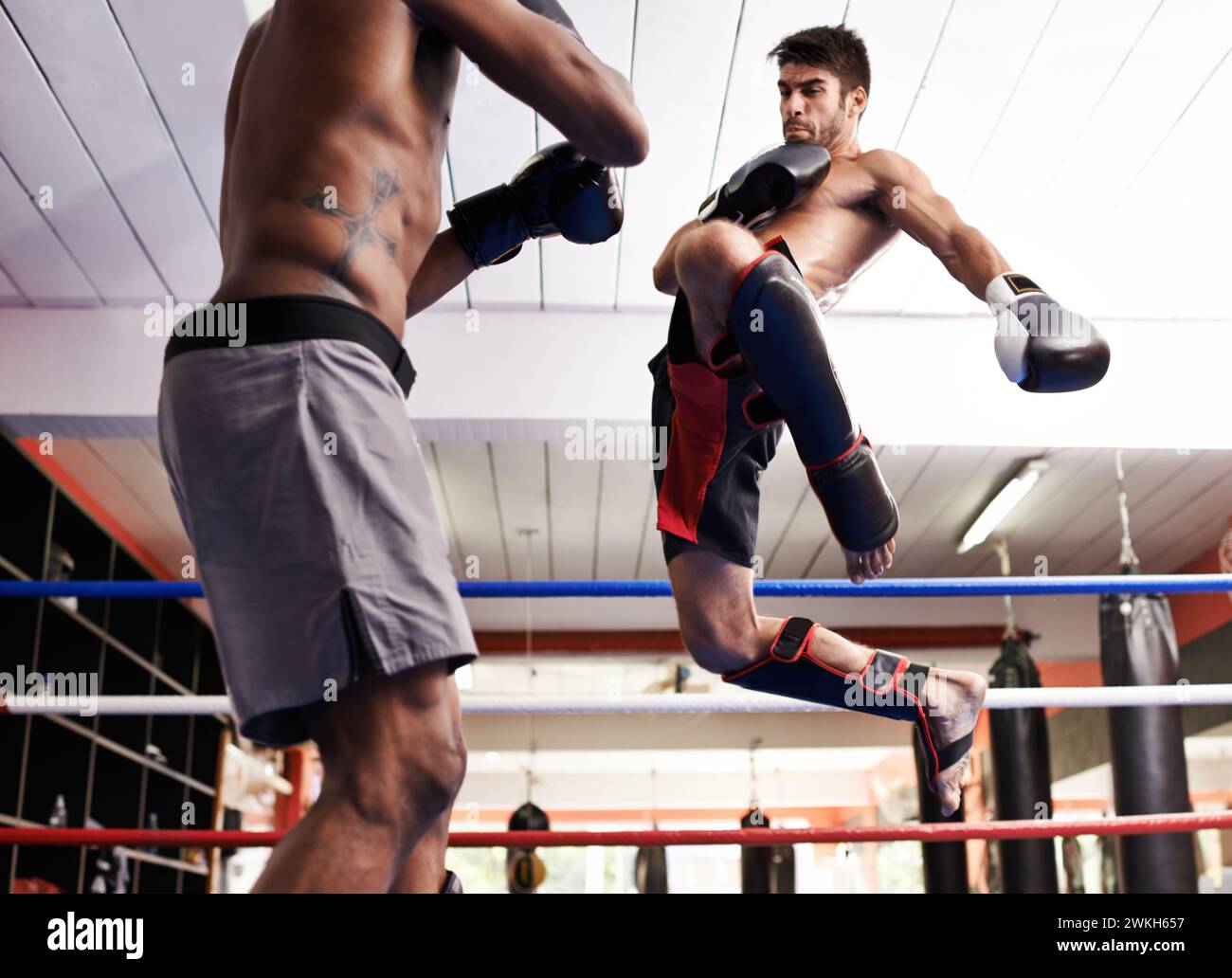 Kickboxing team work hi-res stock photography and images - Alamy