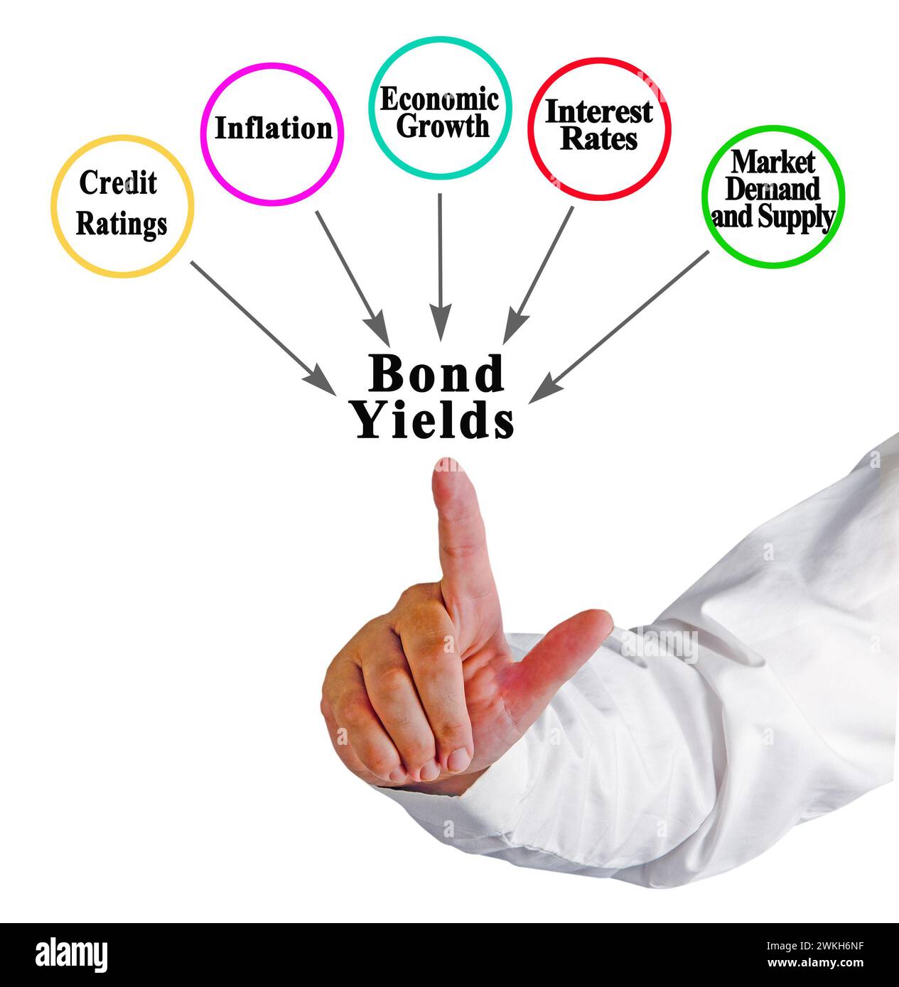 Bond yields concept hi-res stock photography and images - Alamy