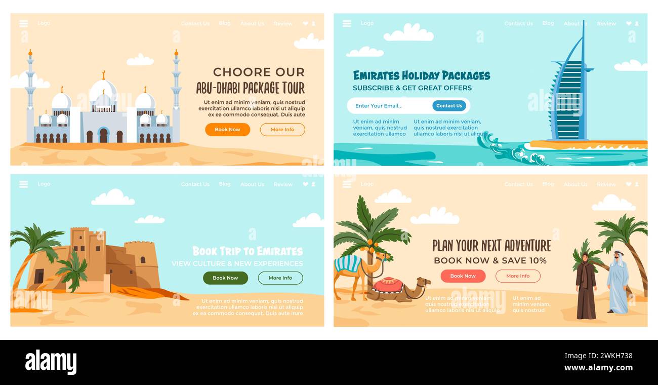 Abu dhabi advertising Stock Vector Images - Alamy