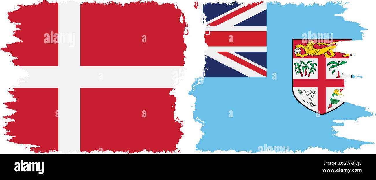 Denmark fiji conflict Stock Vector Images - Alamy