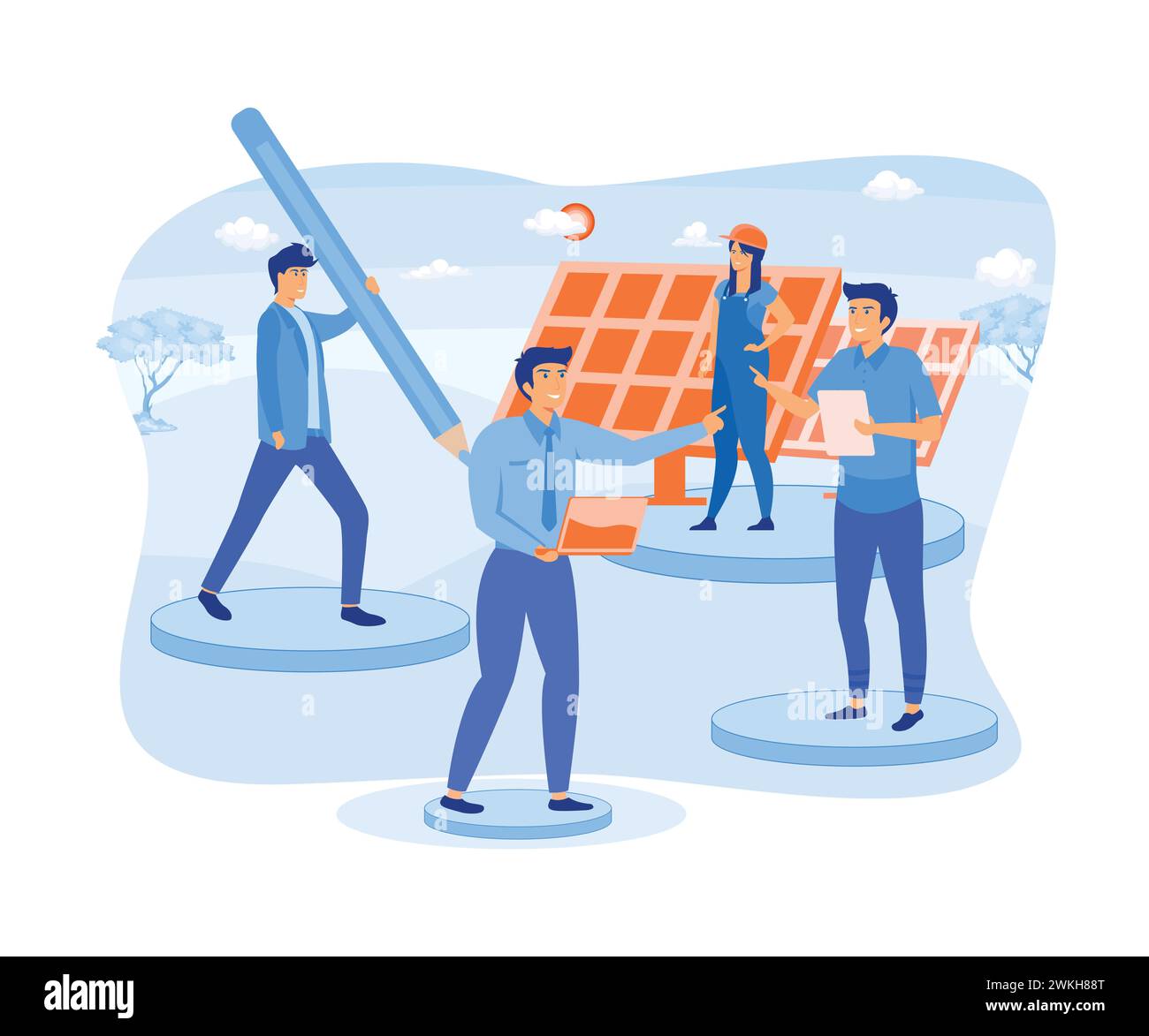 Service panels Stock Vector Images - Alamy