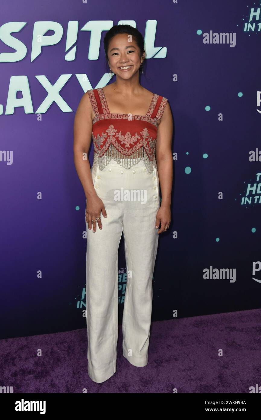 Stephanie Hsu arrives at the premiere of "The Second Best Hospital in ...