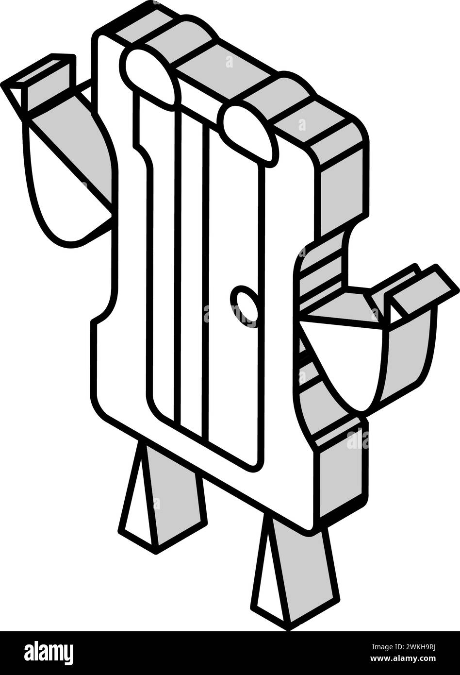 sharpener school character isometric icon vector illustration Stock ...