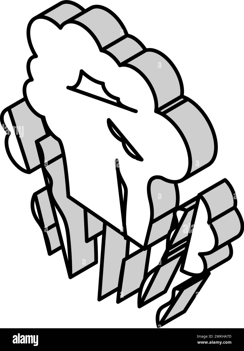 stream air isometric icon vector illustration Stock Vector Image & Art ...