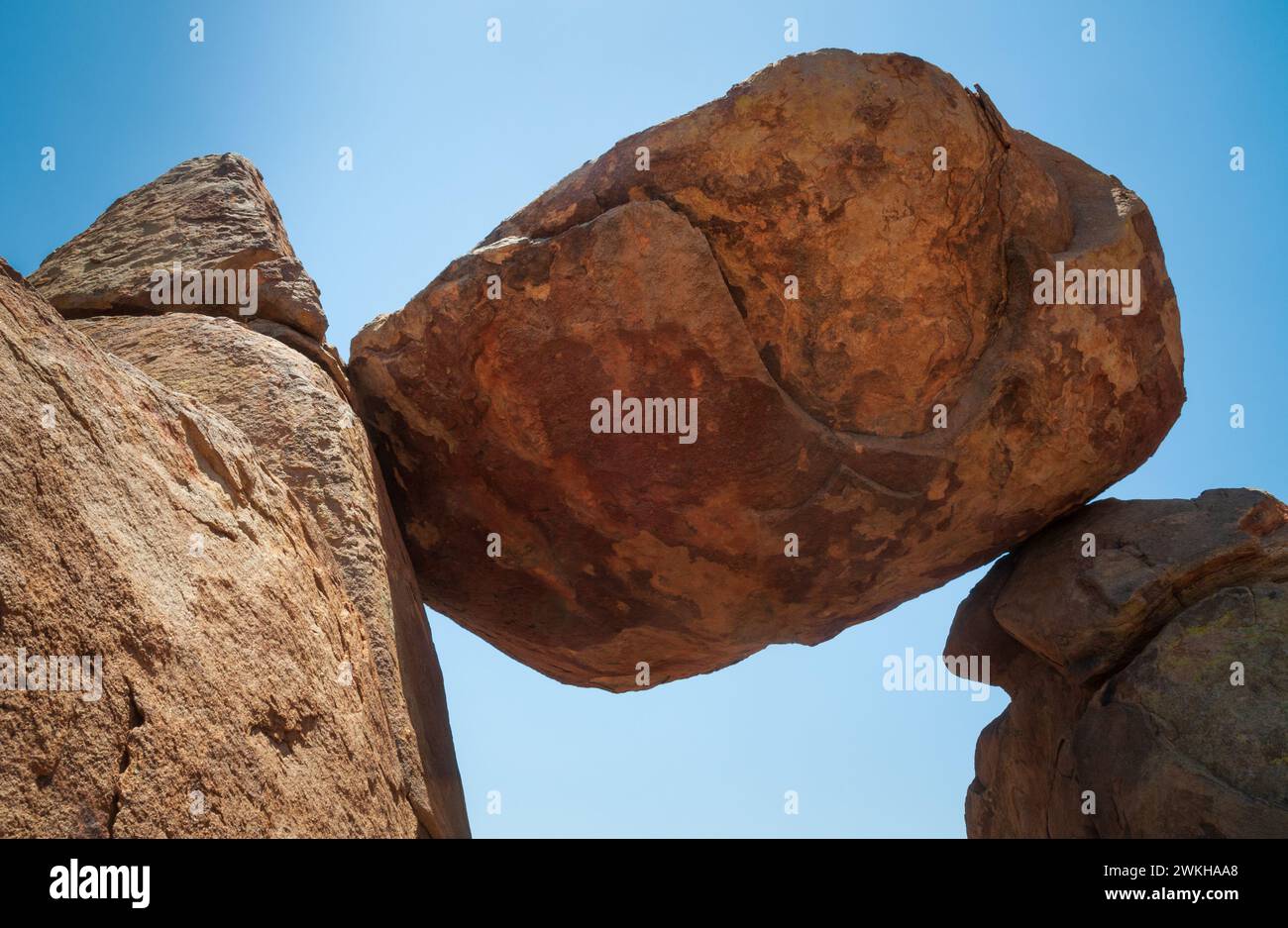 Balanced Rock at Big Bend National Park, in southwest Texas, USA Stock ...