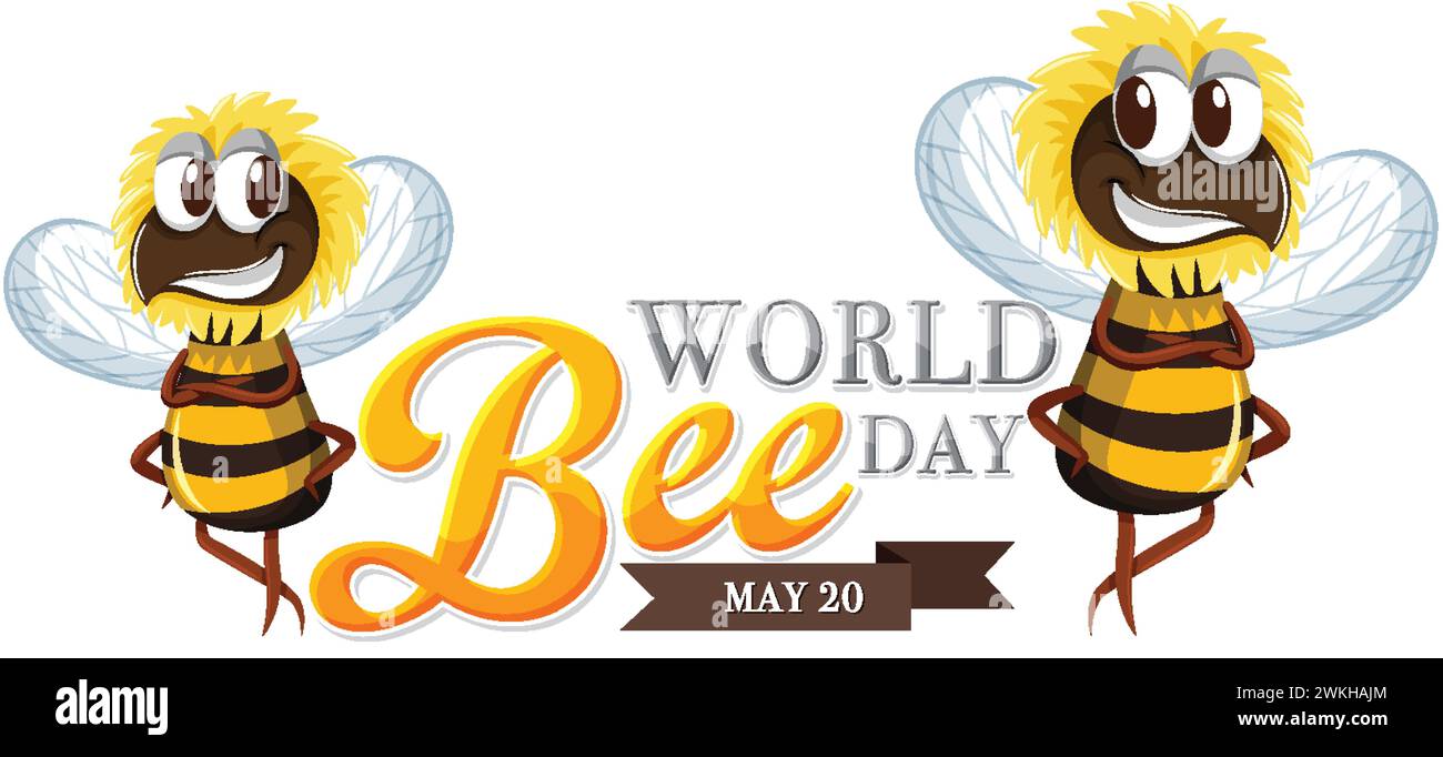 Cartoon bees hi-res stock photography and images - Alamy