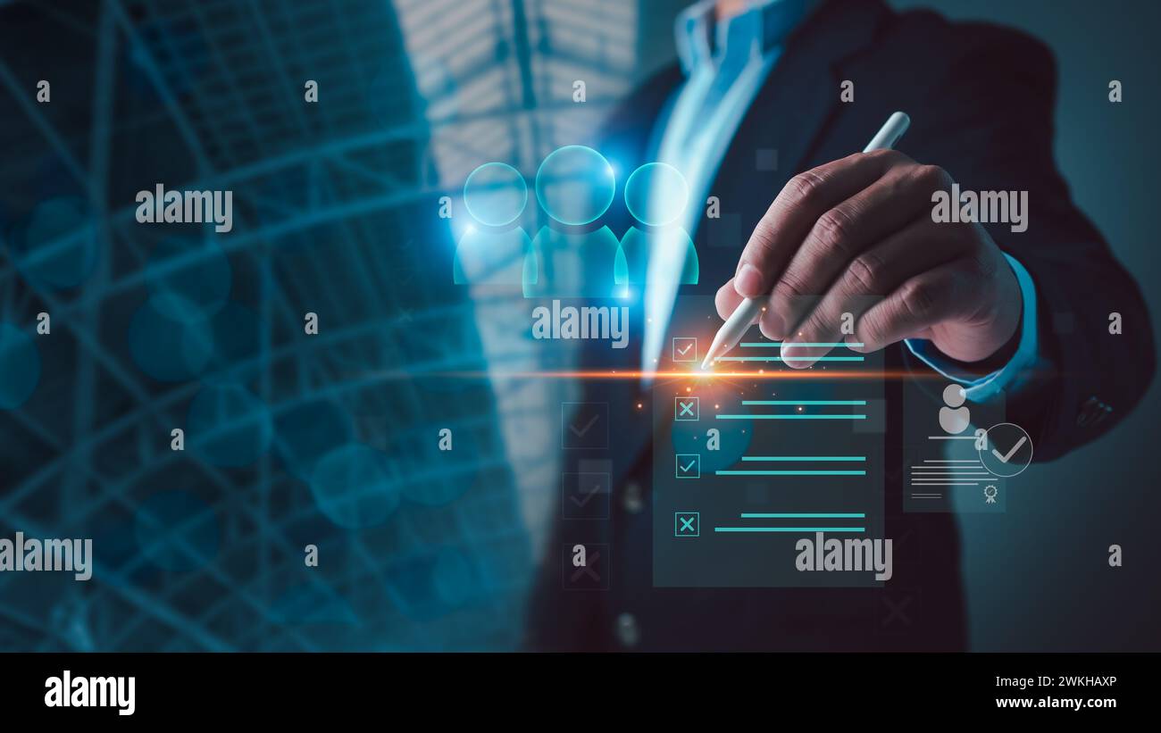 Hr, HRM, Human resources management concept, Check resume, Screening ...