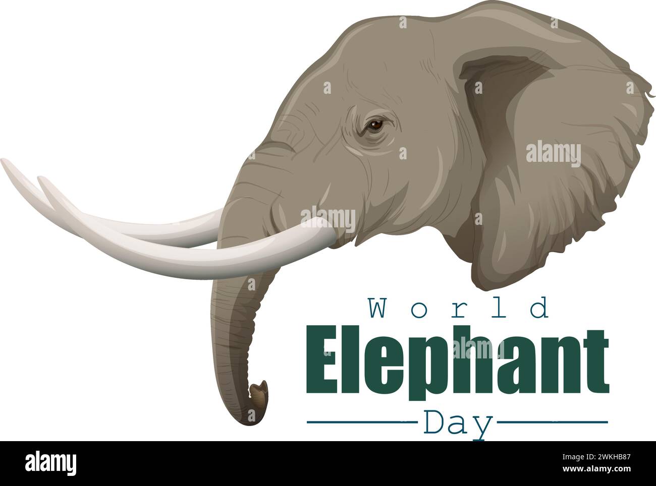 Illustration celebrating World Elephant Day Stock Vector Image & Art ... Illustration celebrating World Elephant Day Stock Vector Image & Art ...