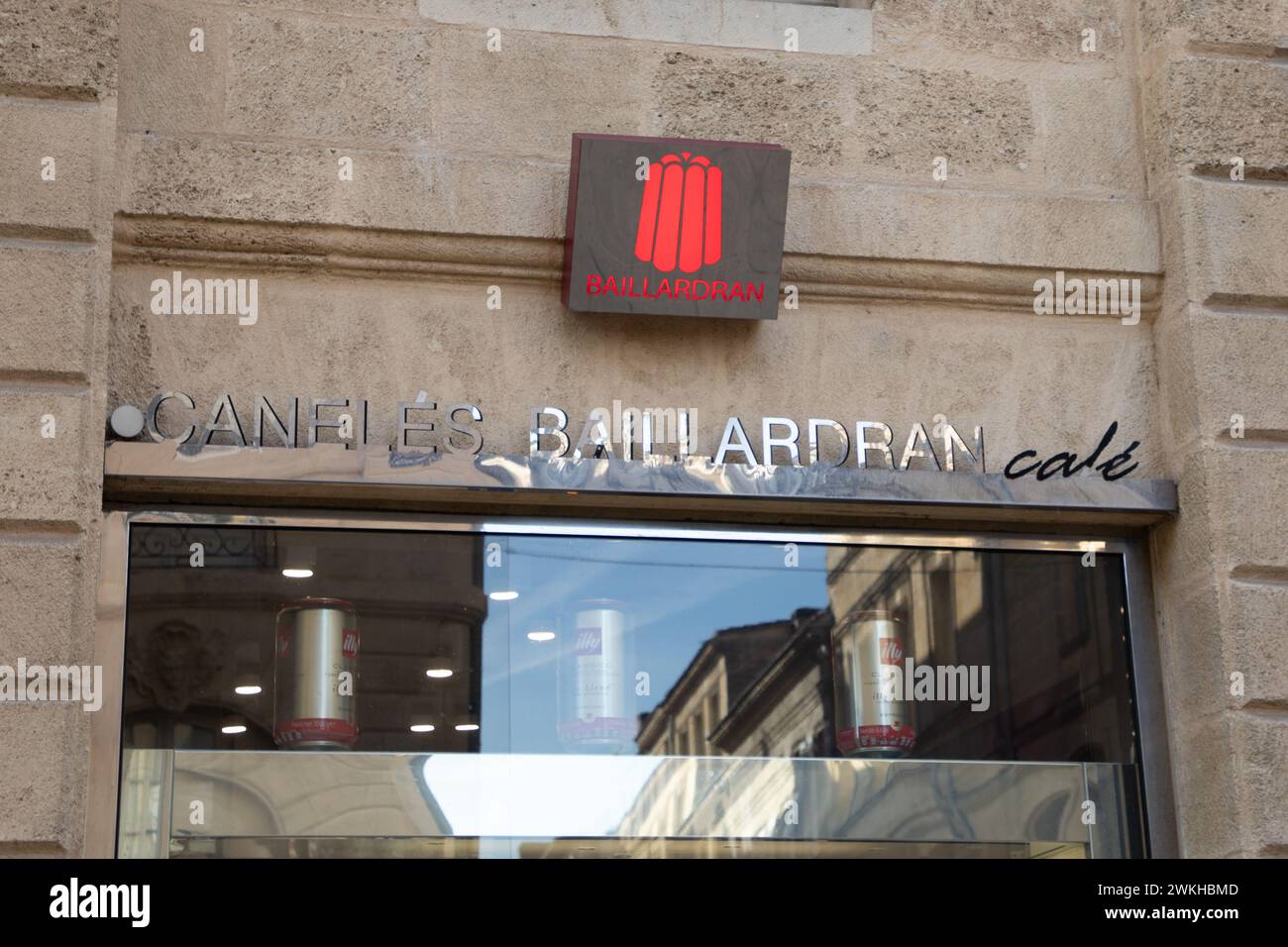 Bordeaux , France - 02 19 2024 : Baillardran caneles cafe logo brand ...