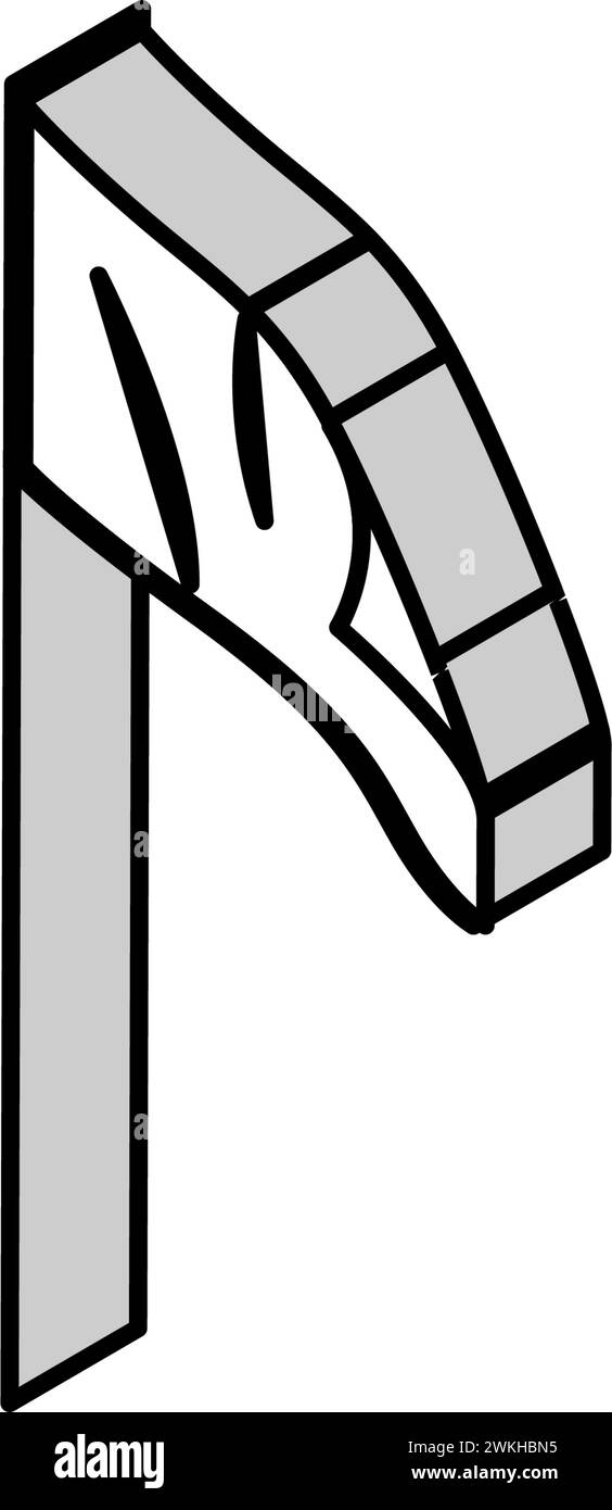 pennant flag isometric icon vector illustration Stock Vector Image & Art - Alamy