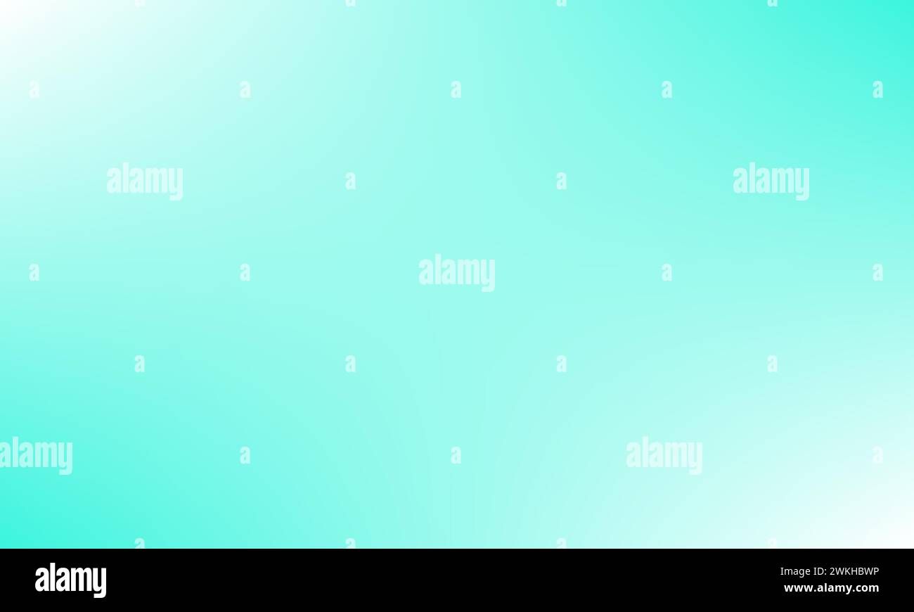 Bright turquoise color abstract gradient mesh background illustration ...