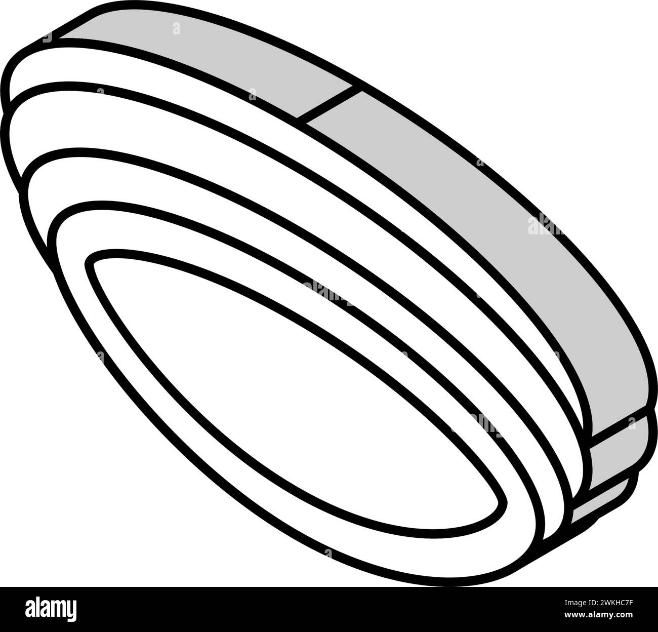 indoor lamp ceiling isometric icon vector illustration Stock Vector ...