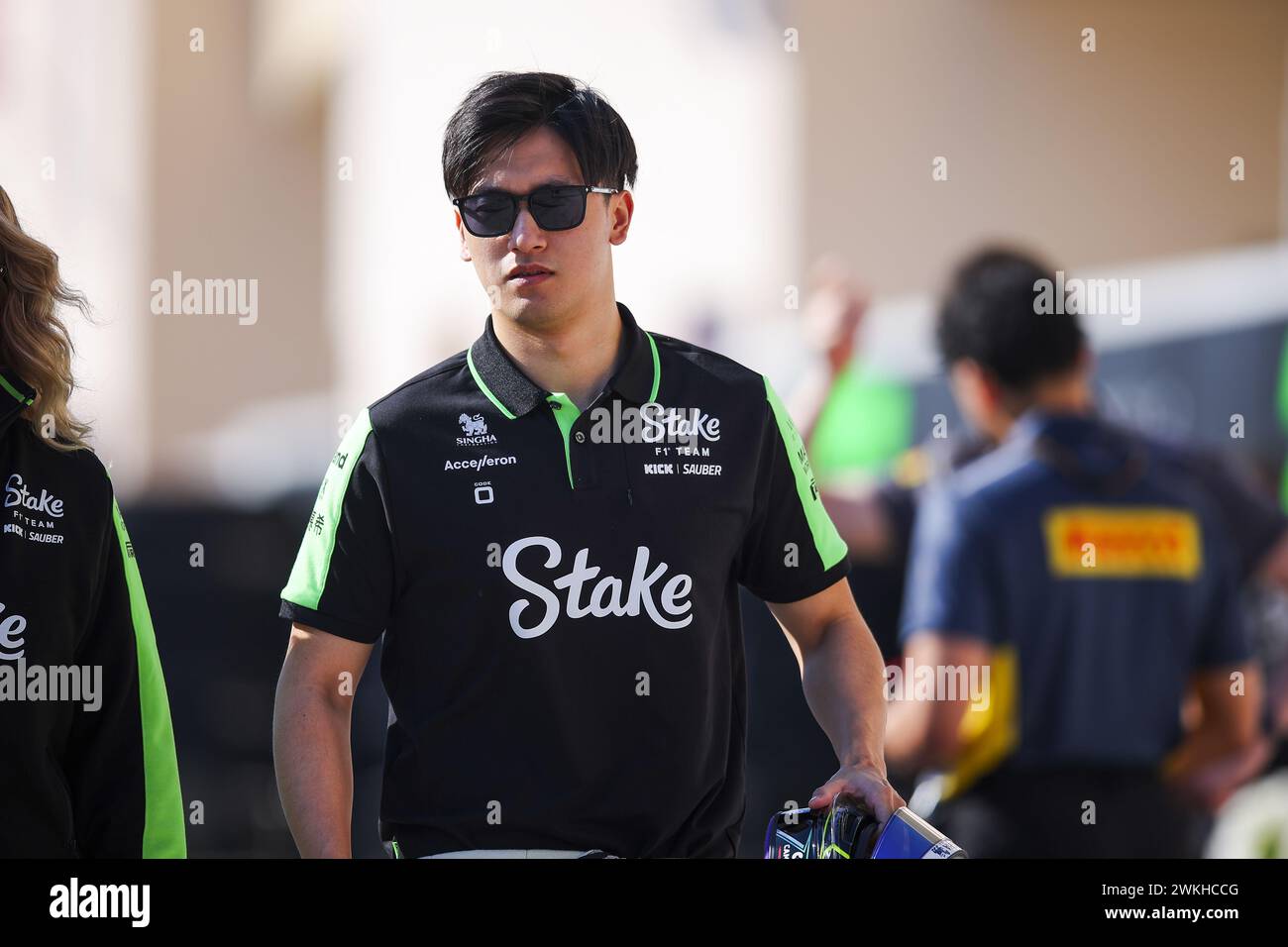 ZHOU Guanyu (chi), Stake F1 Team Kick Sauber C44, portrait during the Formula 1 Aramco pre ...